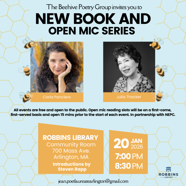 NEPC and Beehive Poetry: Carla Panciera and Julia Thacker – New England ...